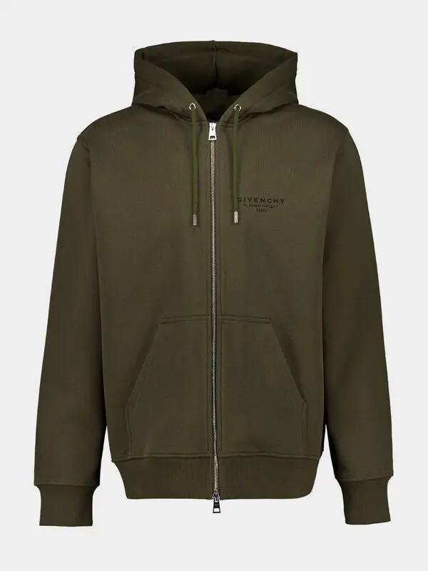 Givenchy Zipped Fleece Sweatshirt