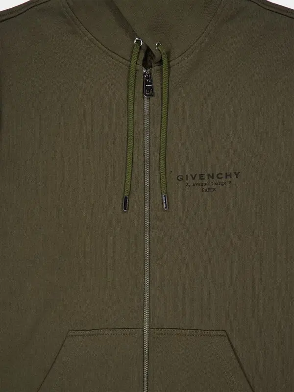 Givenchy Zipped Fleece Sweatshirt