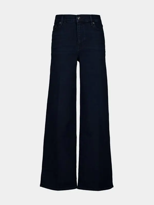 FRAME Le Slim Palazzo Jeans - Blue