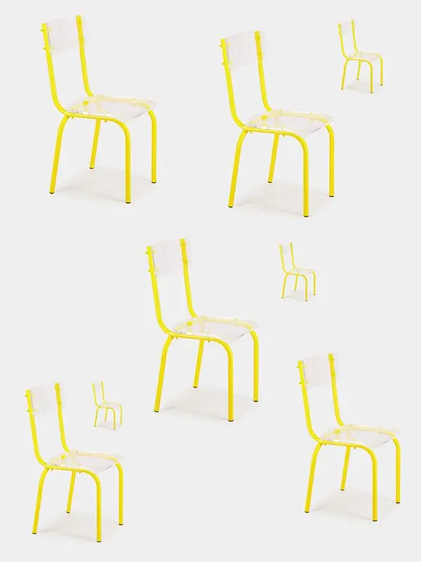 LAURENT BADIER Acrylic Glass Chair