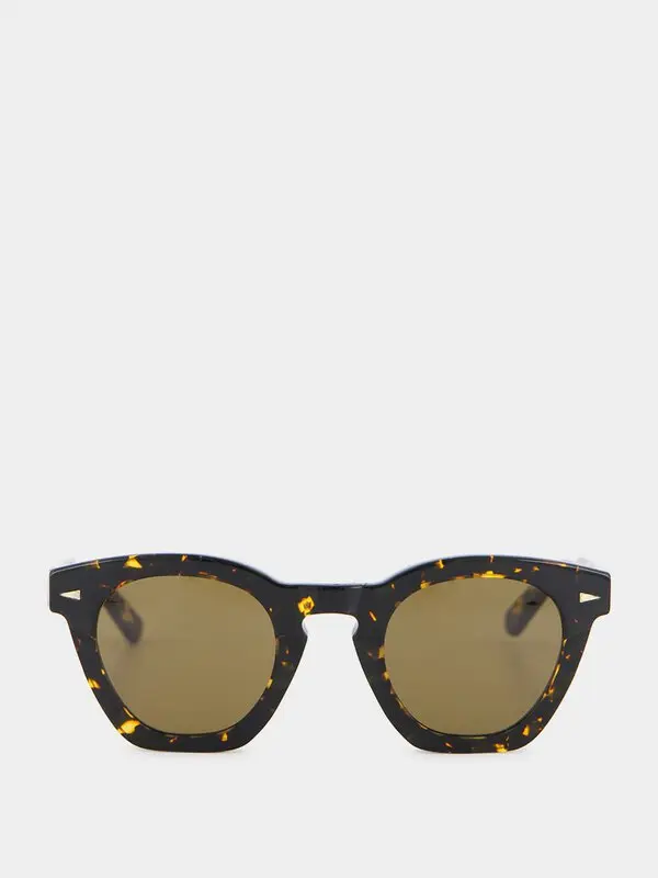 AHLEM Montorgueil Tortoiseshell Sunglasses - Brown