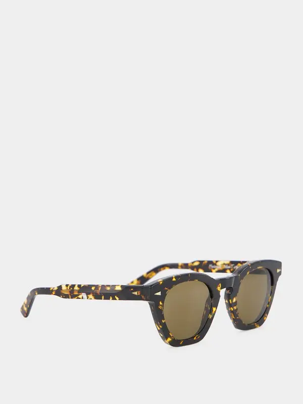 AHLEM Montorgueil Tortoiseshell Sunglasses - Brown