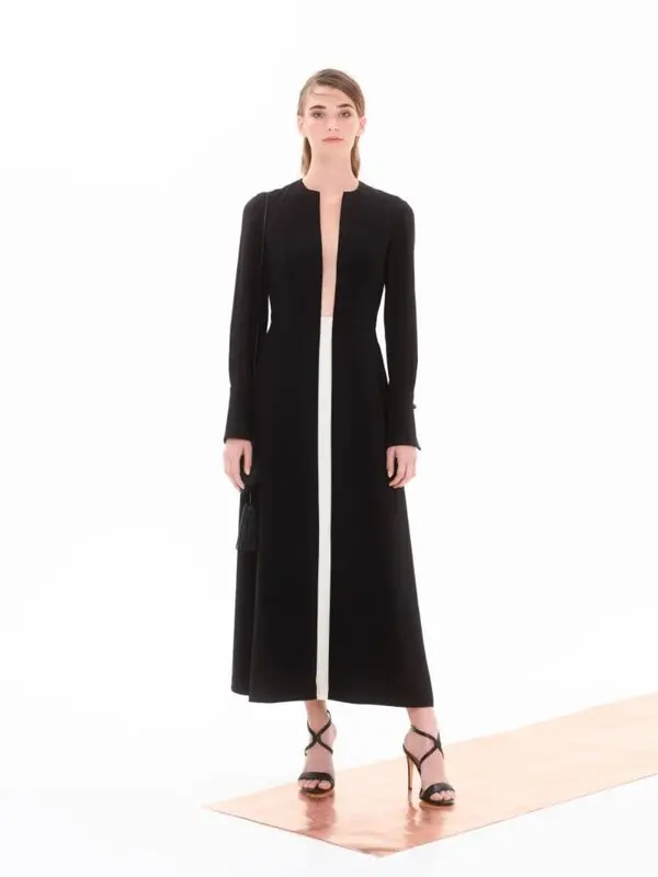 Zeus+dione Hestia Paneled Midi Dress - Black