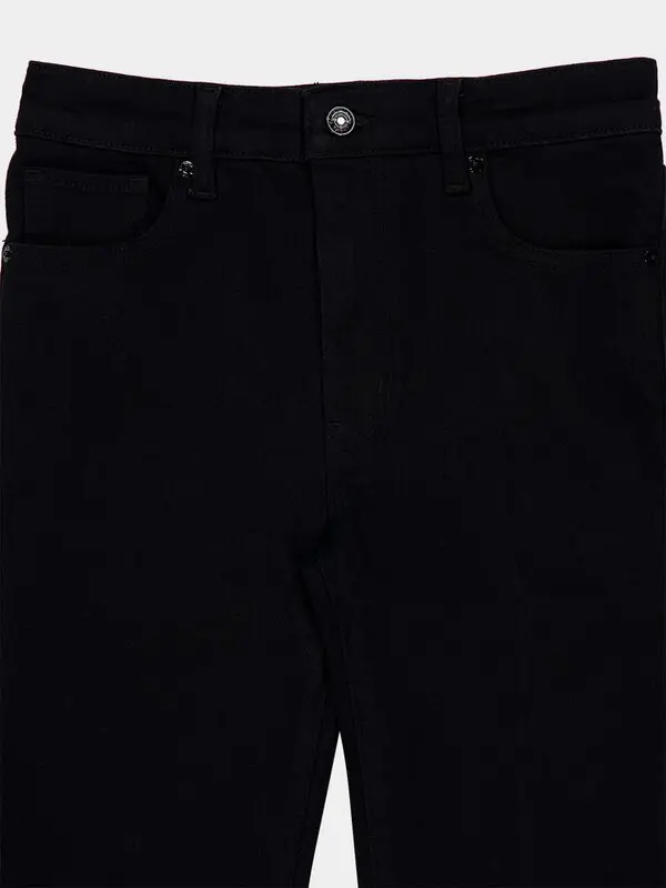 FRAME Reboot Crop Bootcut Jeans - Black