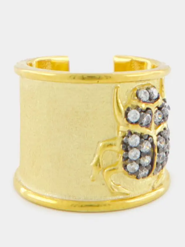 Begum Khan Scarab Earcuff