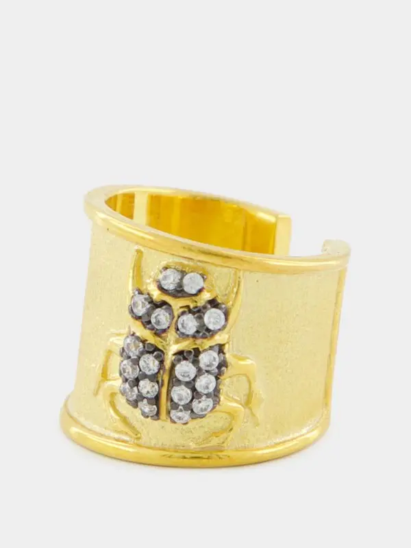 Begum Khan Scarab Earcuff - Gold