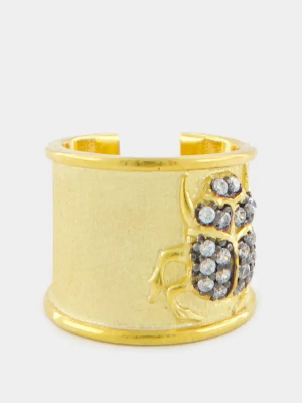 Begum Khan Scarab Earcuff