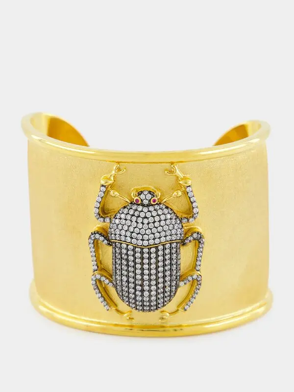 Begum Khan Pharaoh Cuff - Gold