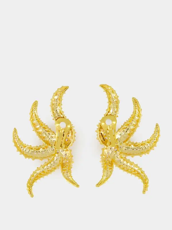 Begum Khan Sirena Starfish Clip-on Earrings
