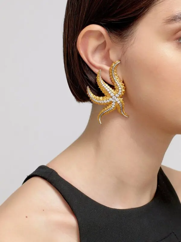 Begum Khan Sirena Starfish Clip-on Earrings
