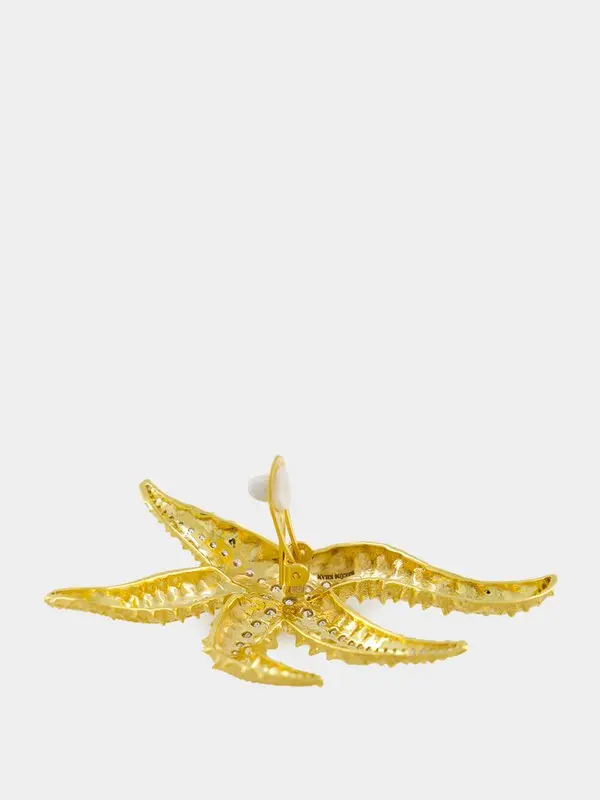 Begum Khan Sirena Starfish Clip-on Earrings