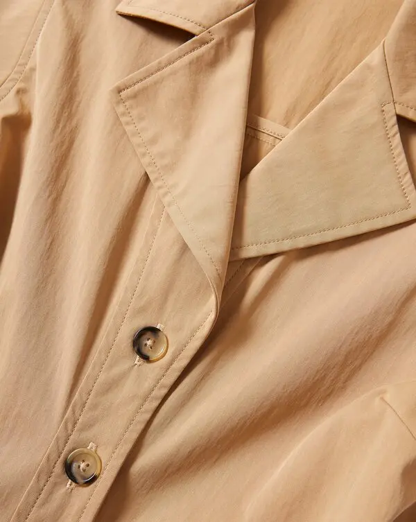 Veronica Beard Orla Midi Shirtdress - Khaki
