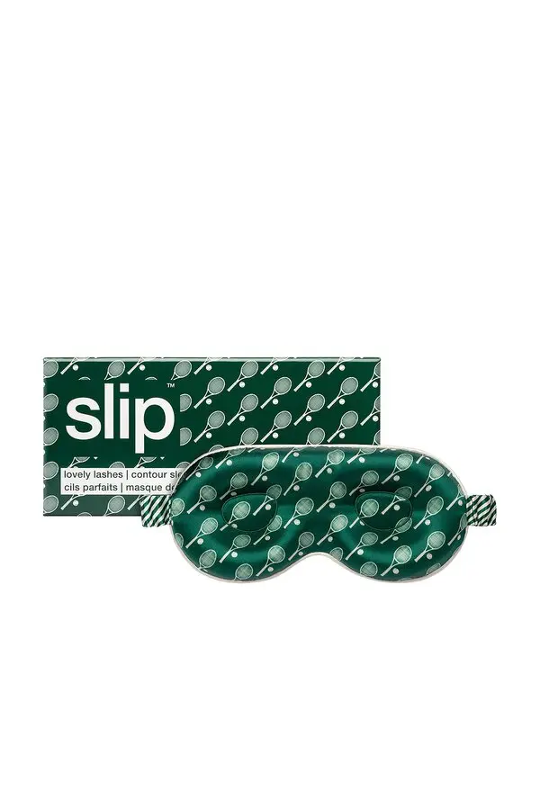 Slip Pure Silk Contour Sleep Mask In Green - Sleep & Leisure Club