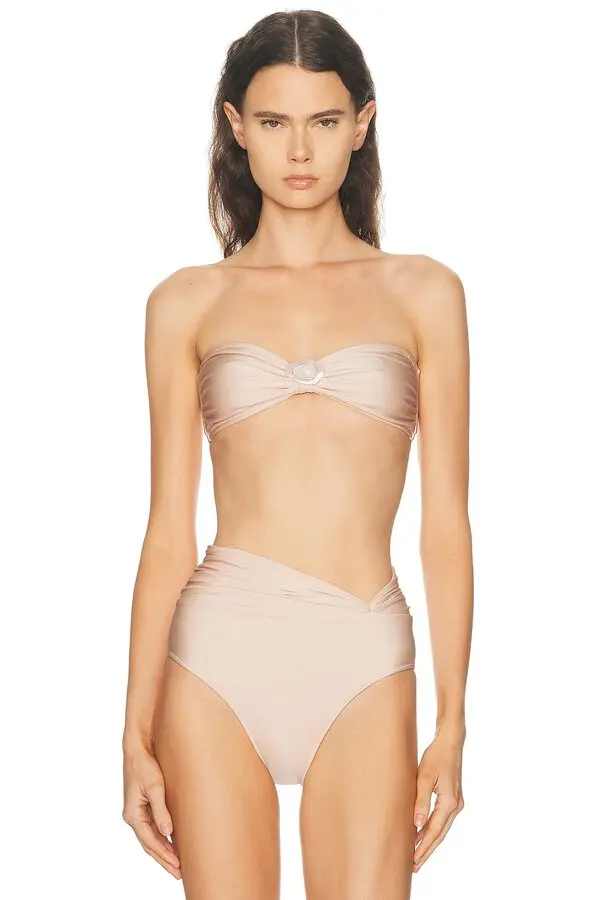 SHANI SHEMER Rosie Bikini Top - Pink Blush