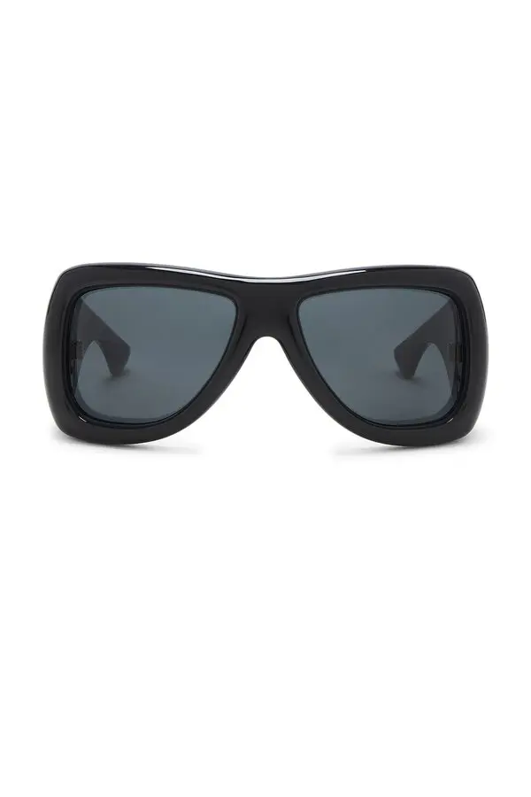 Saint Laurent Howl Oversize Sunglasses - Black