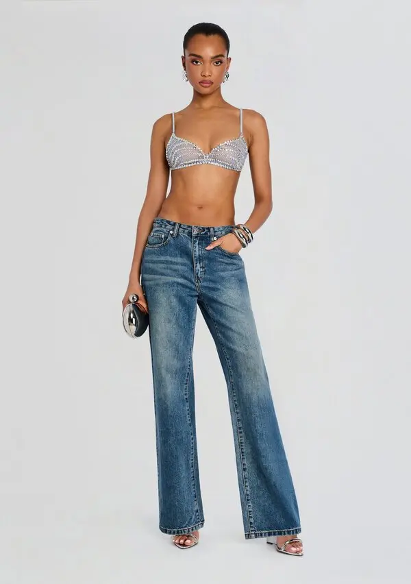 Retrofete Tansy Embellished Bra