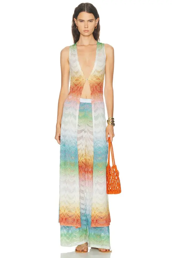 Missoni Long Coverup Top - Multicolor