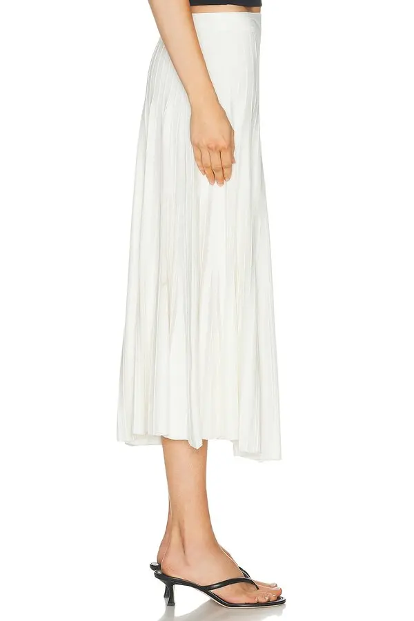 Simkhai Margoux Knit Midi Skirt - Ivory