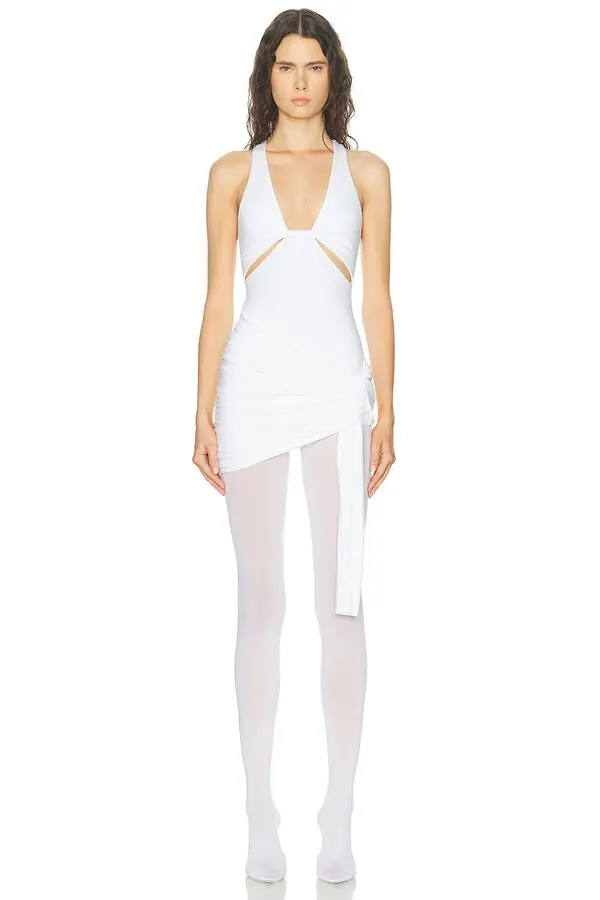 HAELO Twist Drape Tank Dress