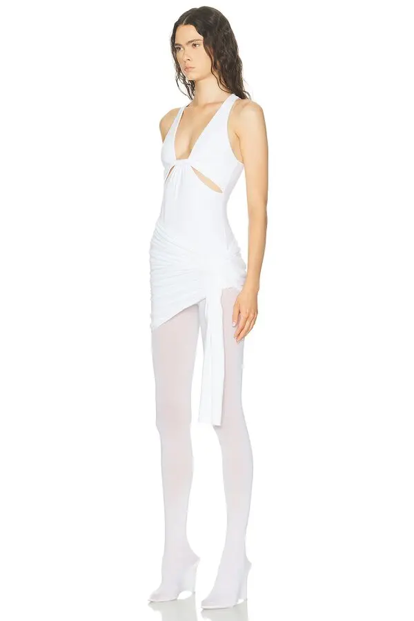 HAELO Twist Drape Tank Dress