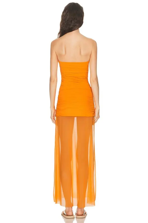 Bond Eye Arlo Maxi Dress - Mandarin