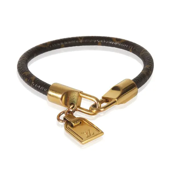 LOUIS VUITTON Monogram Luck It Charm Bracelet - Gold_plated