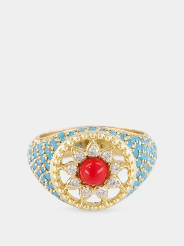 L'ATELIER NAWBAR Arabesque Ring - Gold