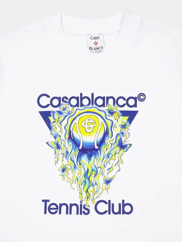 Casablanca Tennis Club Icon T-shirt - White