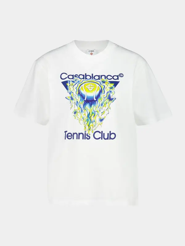 Casablanca Tennis Club Icon T-shirt - White