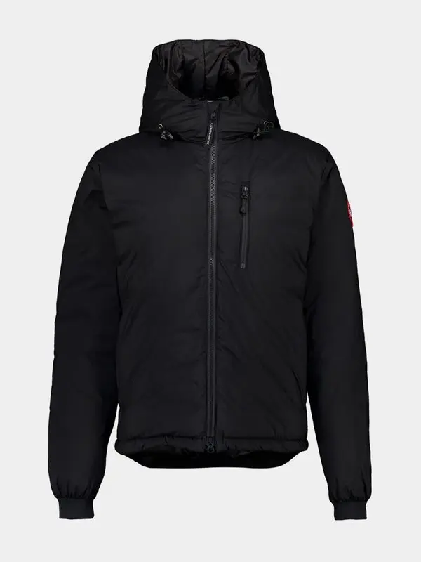 Canada Goose Lodge Down Hooded Jacket - Black
