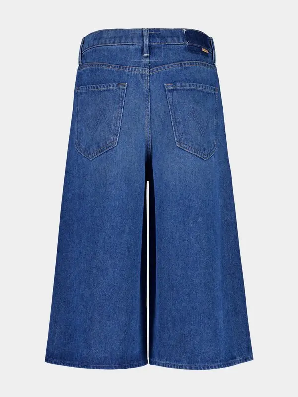 MOTHER The Whole Lot Zip Denim Culottes