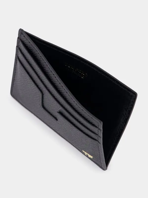 TOM FORD Calf Leather Cardholder With Central Pocket