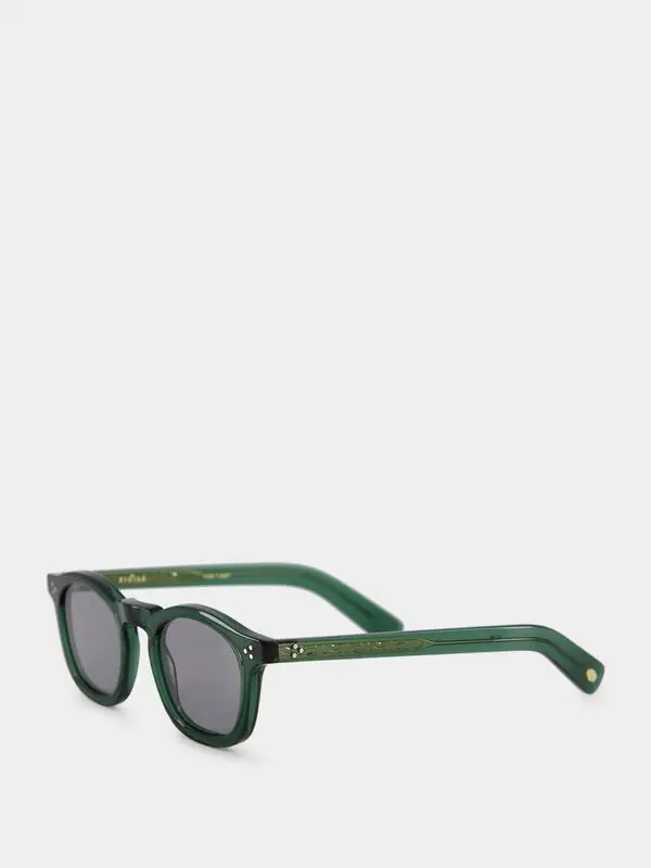 EYEVAN 7285 Round Frame Sunglasses - Green