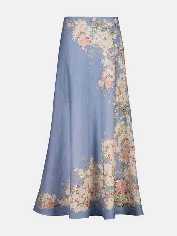 Zimmermann Cascadian Bias Maxi Skirt - Multicolour