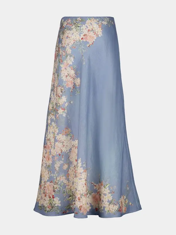 Zimmermann Cascadian Bias Maxi Skirt - Multicolour