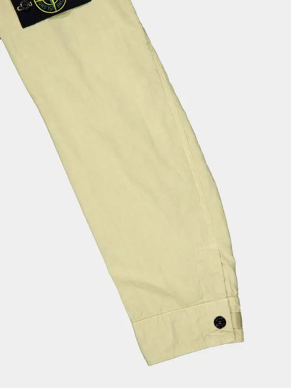 Stone Island Linen Blend Hooded Blouson