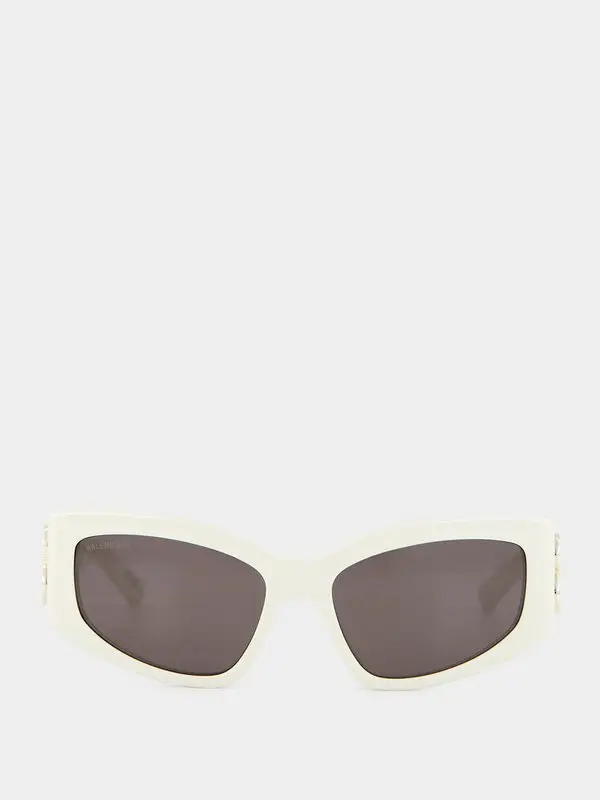 Balenciaga Bossy Cat Sunglasses - White