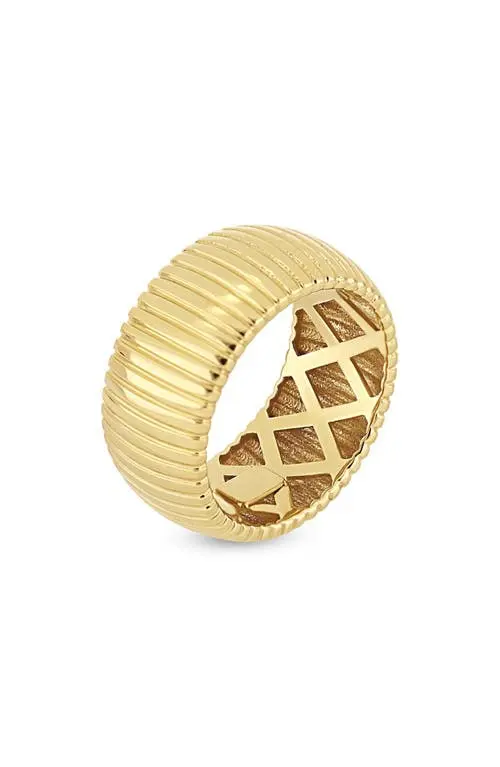 Bony Levy 14k Gold Ridged Ring