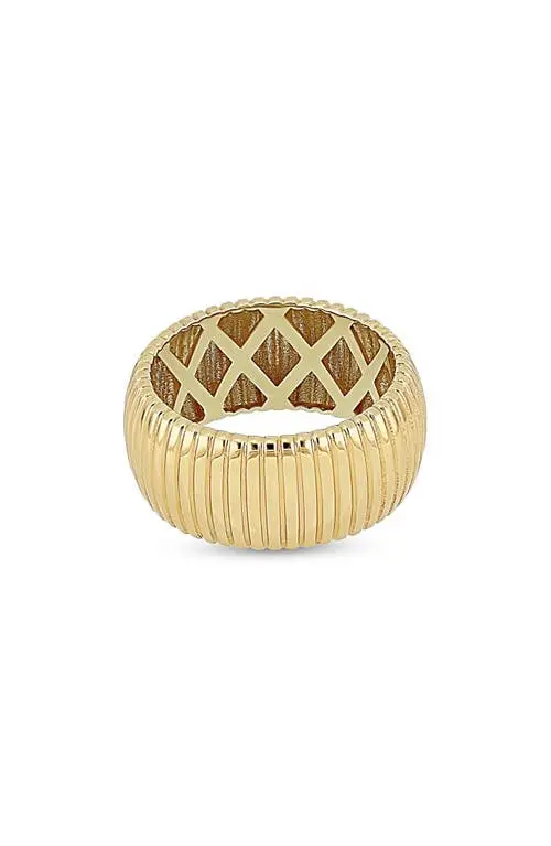 Bony Levy 14k Gold Ridged Ring