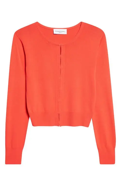 Brandon Maxwell The Ellery Shrunken Cardigan - Red