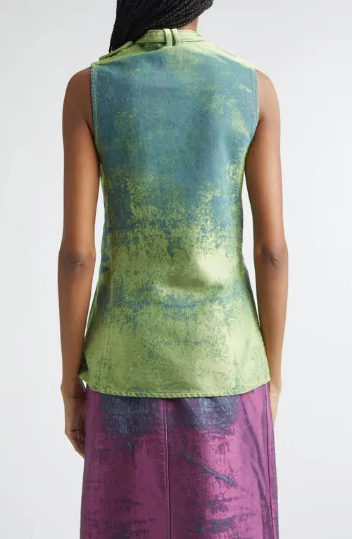 DIESEL® De-vantos Satin Denim Vest