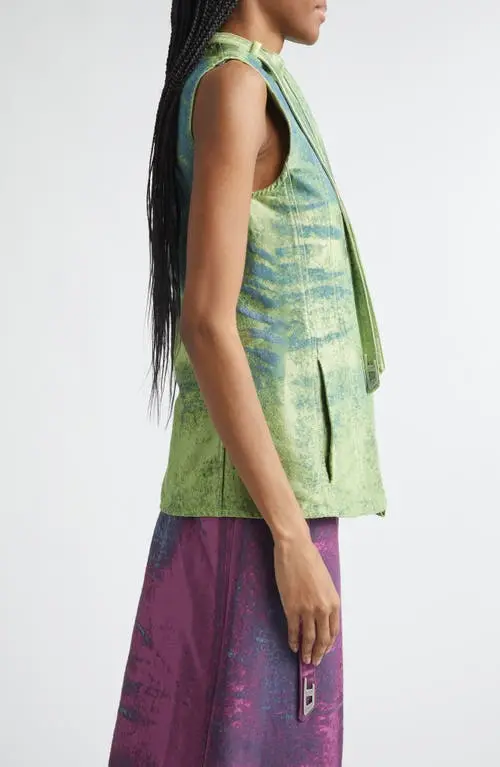 DIESEL® De-vantos Satin Denim Vest