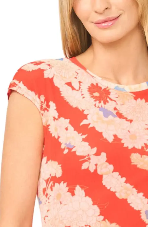 Ted Baker London Floral Drop Shoulder T-shirt