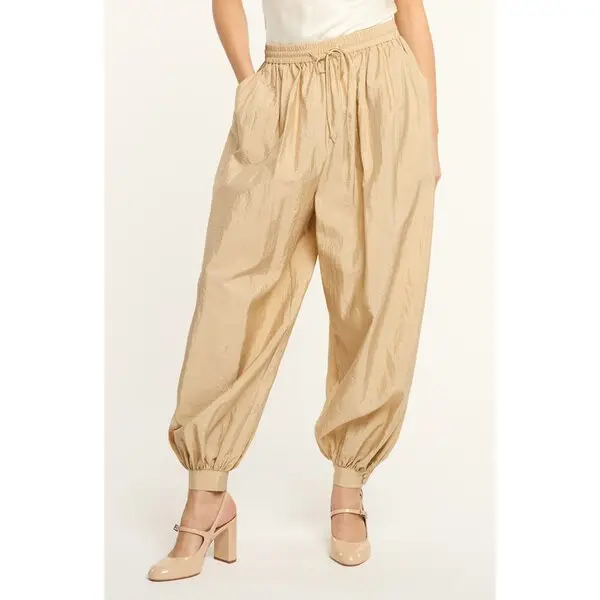 Cinq À Sept Verne Barrel Leg Pants - Khaki
