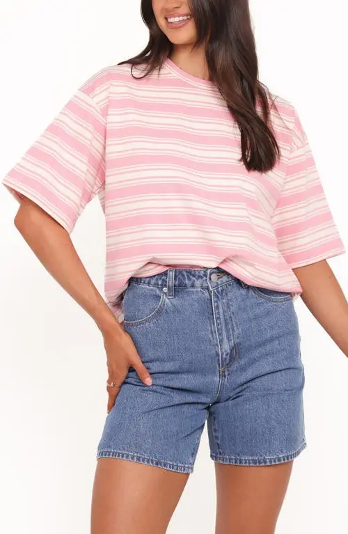 PETAL & PUP Zestora Stripe T-shirt - Pink