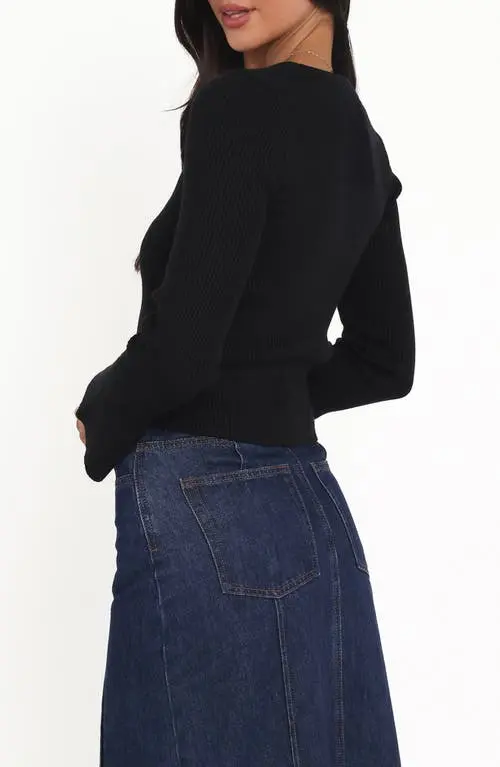 PETAL & PUP Rosienna Cutout Rib Top