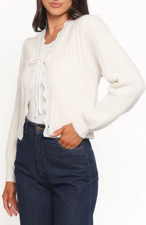 PETAL & PUP Tie-front Cardigan