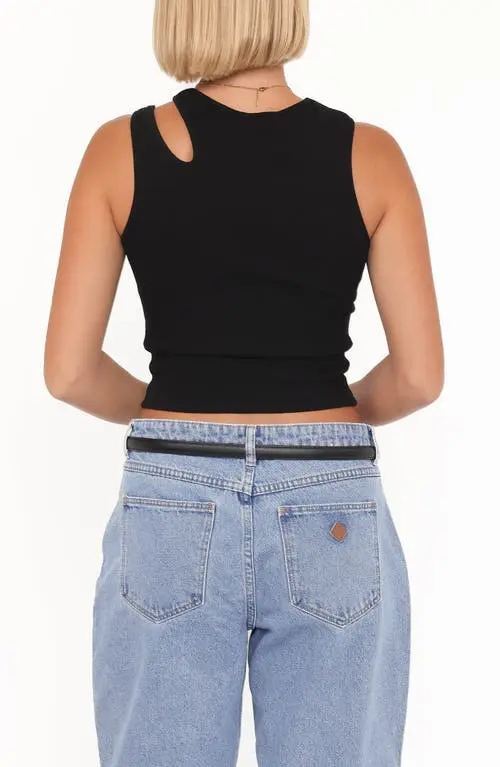 PETAL & PUP Elira Cutout Crop Tank