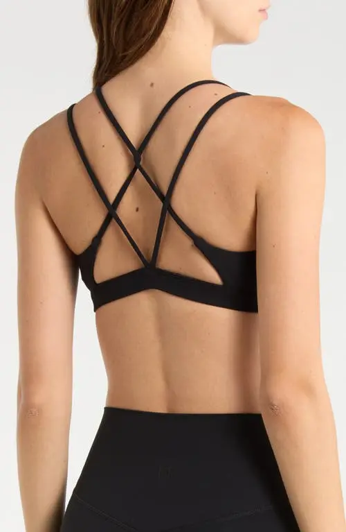 MPG Cloud Strappy Sports Bra - Black