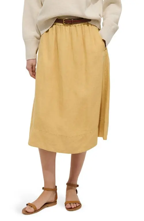 ALEX MILL Maddie Linen Skirt - Light Sienna